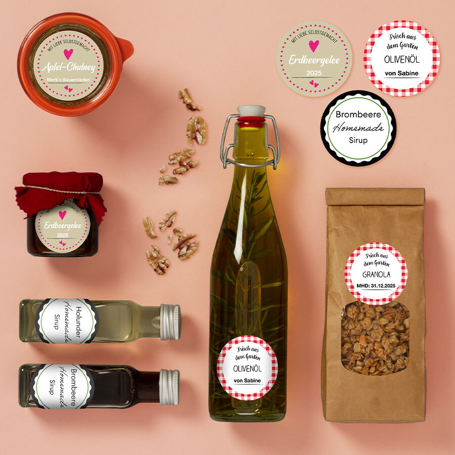 Personalisierte Namenssticker, Etiketten gestalten | Stickerella